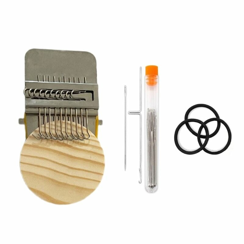 Небольшие вязальные станки, персонализированная вязальная машина ручной работы, мини-версия ткацкого станка-10 игл