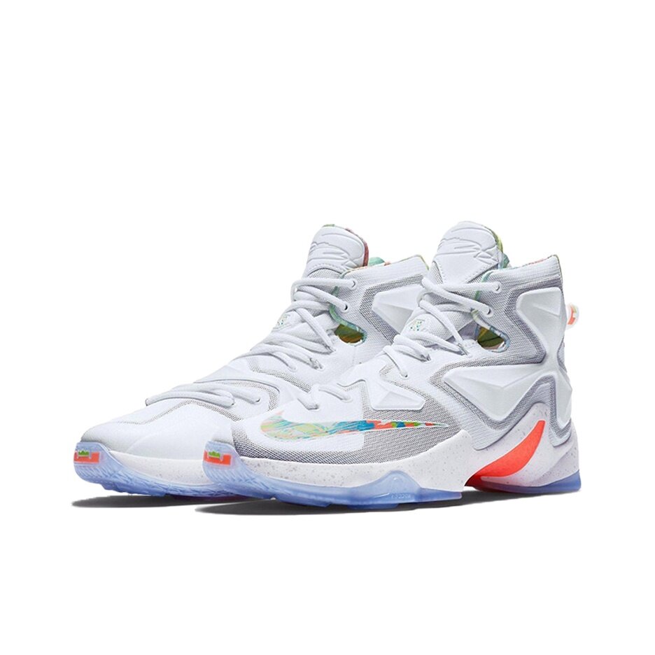 Кроссовки NIKE Lebron 13, размер EU 44.5 стопа (28.5CM), белый, — фото 1