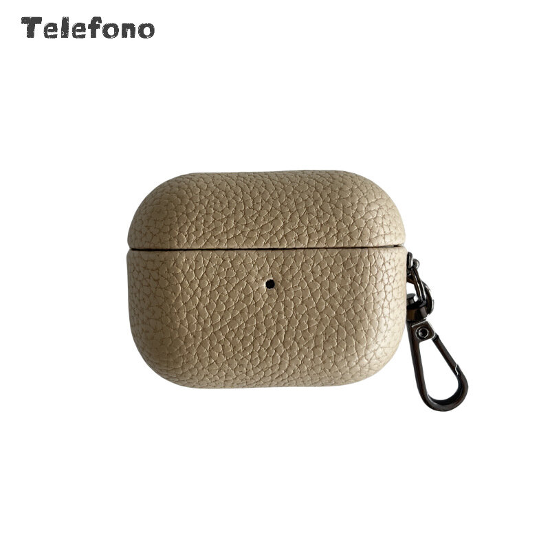 Подходит для Apple AirPods 1/2 поколения, чехол для наушников с узором личи, защита для наушников AirPods Pro 3 Bluetooth