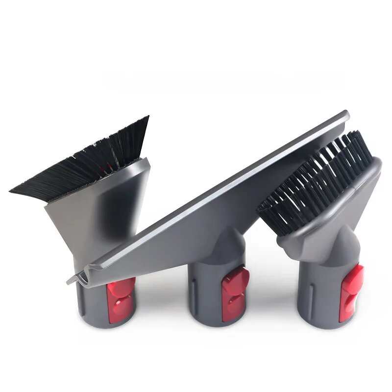 Насадка-щетка для Dyson V7/V8/V10/V11/V12/V15, 3 шт, Серый