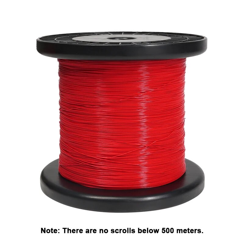 Микропровод FEP 10064, 10-500 м, 40-26 AWG, с FEP-изоляцией 32AWG, Красный, Red, 10m