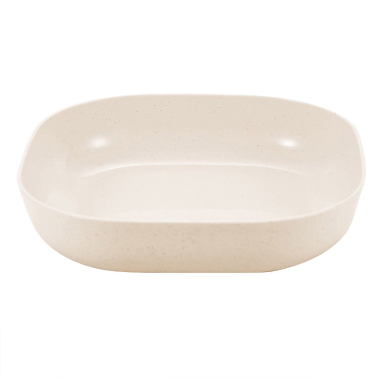 Обеденный залог, посуда, пшеничная столовая посуда для посуды для фруктов, подающих соус, погружаясь на квадратный бежевый