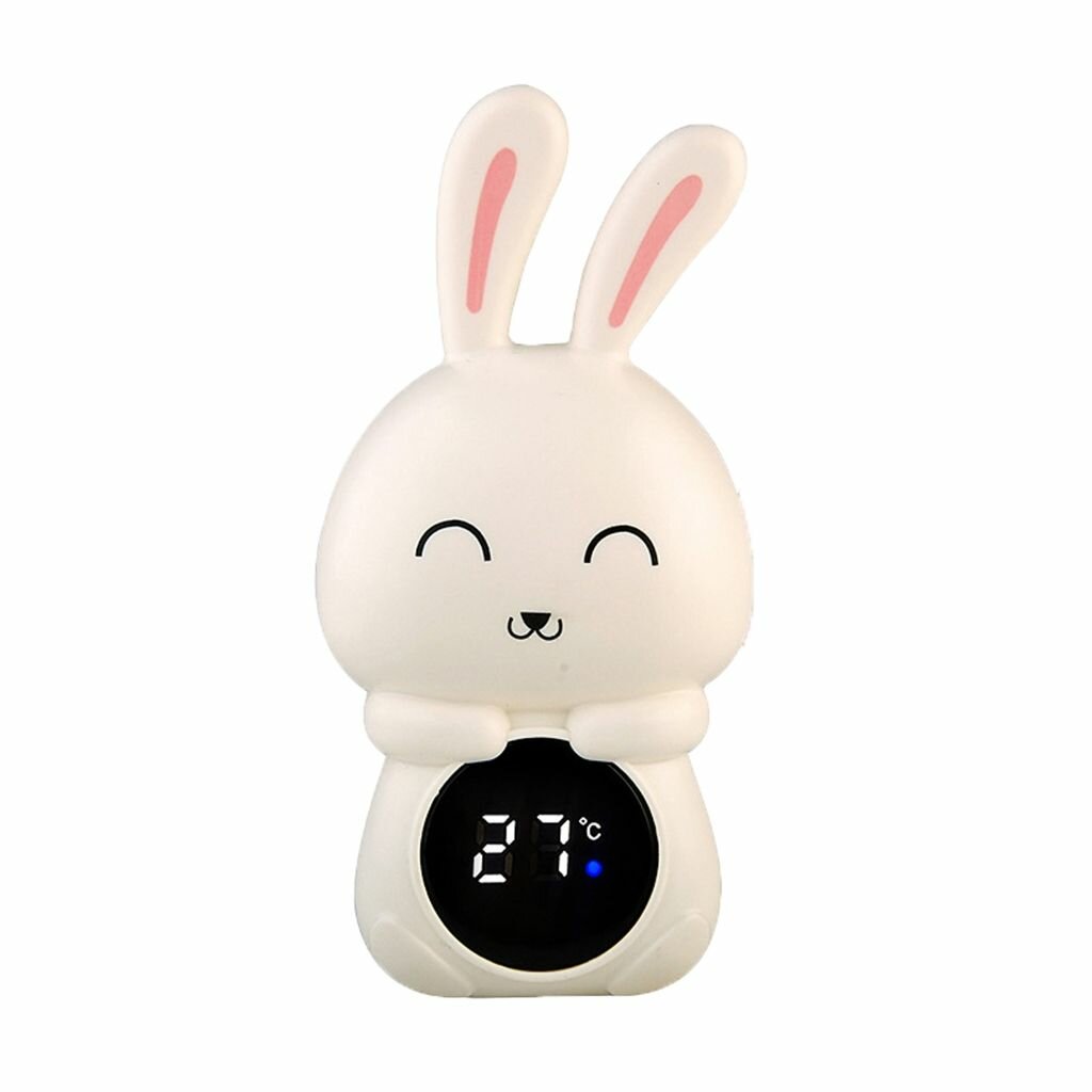 Измеритель температуры воды в детской ванночке-Bunny white