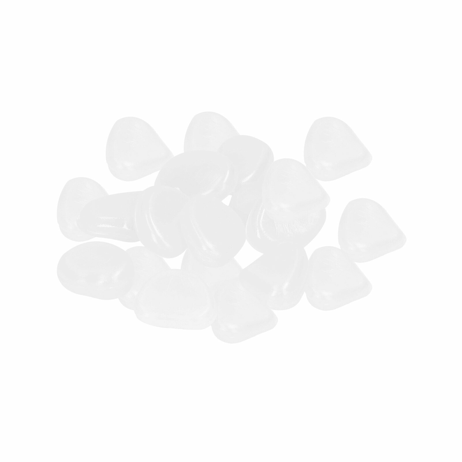 500 штук Искусственный флюорит Камни для сада Дорожки Аквариум Декор Растения Самосветящиеся Камни Светящиеся в темноте Многоцветный Белый Голубой Зеленый Размер 2-3 см Материал Камень