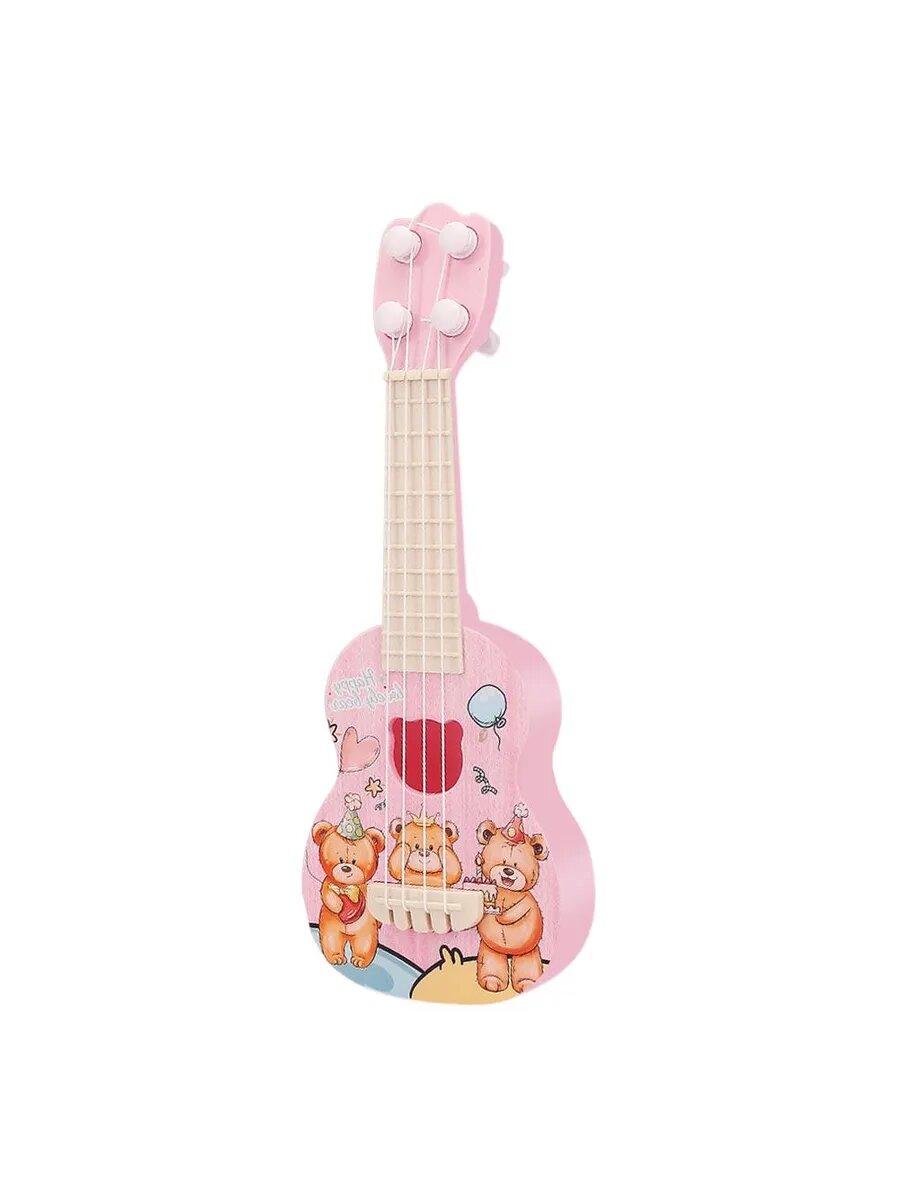 Детская игрушка укулеле, мини-гитара 26см, пластик