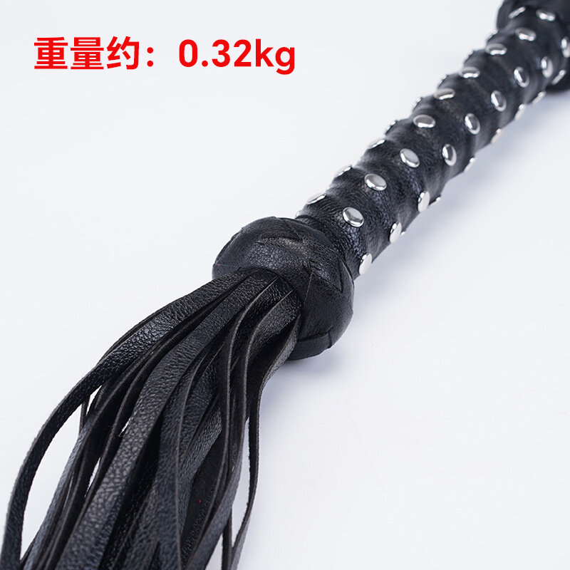 Набор SP Кожаный Кнут Свободный Кнут Конский Кнут Кожаная Лопатка Натуральная Кожа Заклепка Большой Свободный Кнут Лопатка для Награждения Частная Доставка