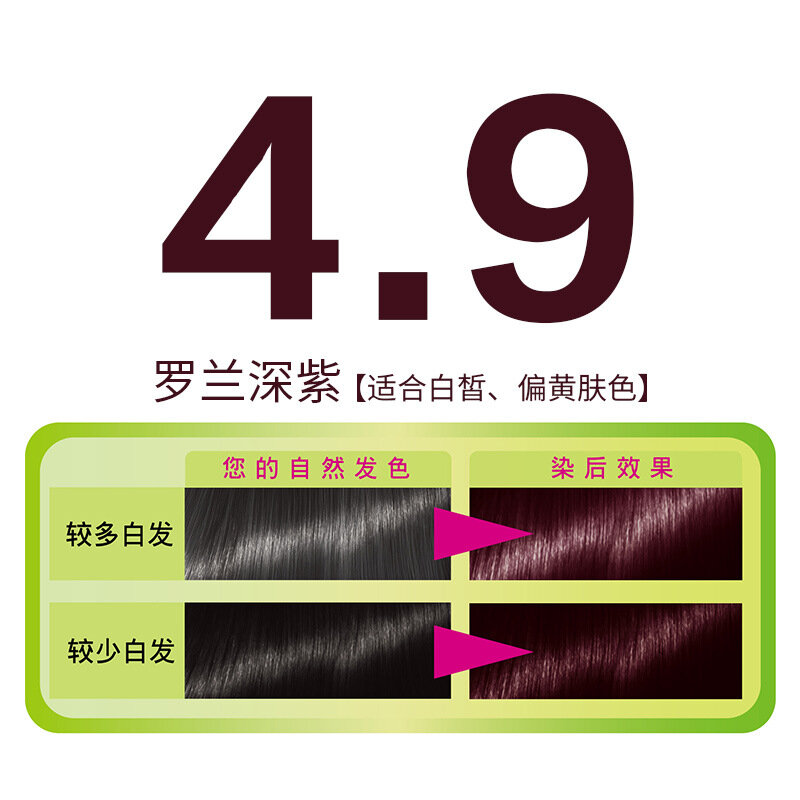 Краска для волос Schwarzkopf Yiran черно-коричневая с растительными экстрактами, покрывает седые волосы, кашемировый жир, темно-коричневая самокраска