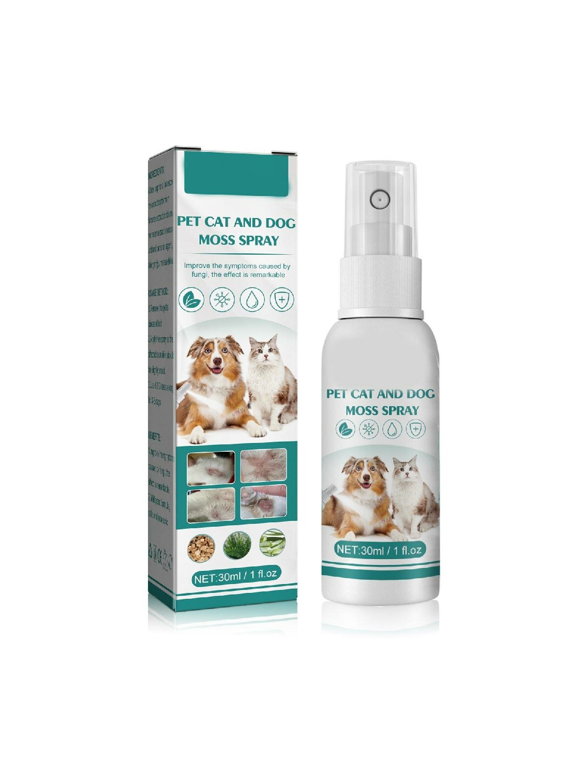 Спрей от стригущего лишая для собак и собак при кожных заболеваниях