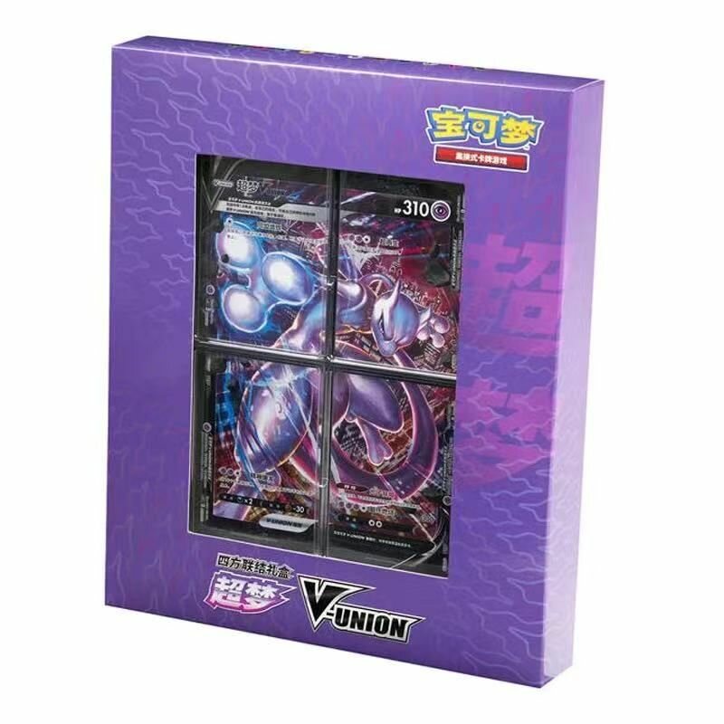 Подарочная коробка Pokmon Card Quartet Connection из натуральной кожи китайского Морубека Пикачу Super Dream Koga Ninja Frog