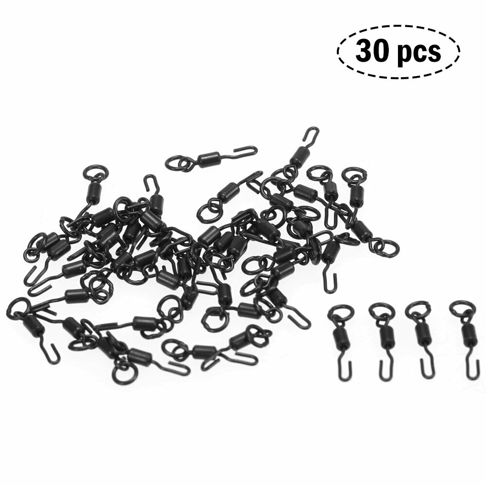 30 ПКС / 50 ПКС / 100 ПКС Проволочные Каркасы-Мяки для Рыбалки, Стальные Каркасы с Прокаткой, Соединители для Рыбацких Гвоздей, Комплект Рыбацких Принадлежностей, Материал: Нержавеющая Сталь, Длина: 18 мм, Вес Упаковки: 17-28 г / 0.5-0.9 унции