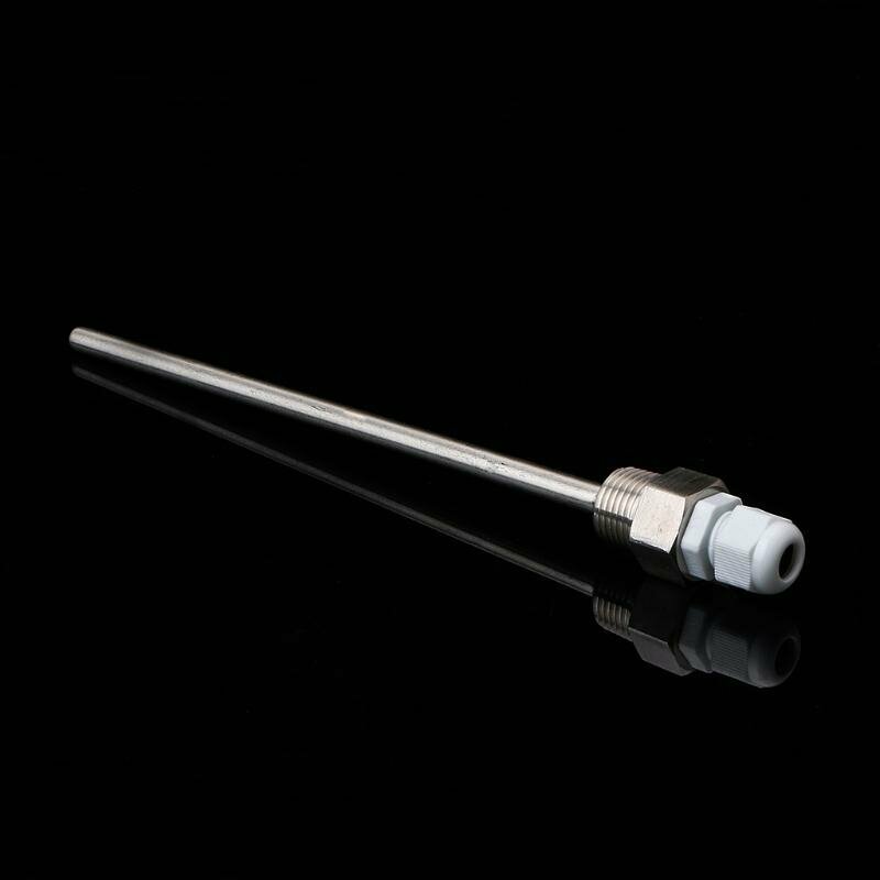 1/2" NPT Датчик температуры с гильзой из нержавеющей стали, 200mm