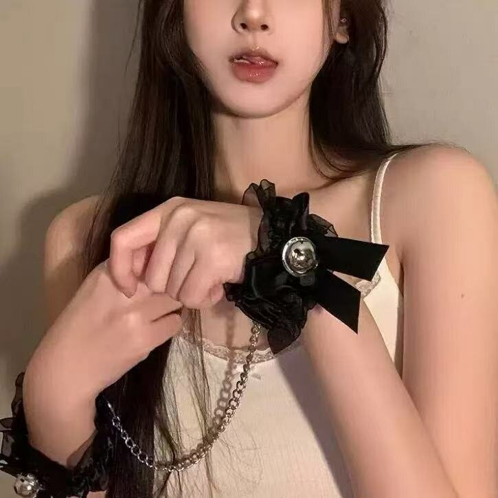 Сексуальное кроличье белье с повязкой на голову с ушками, сексуальный костюм кролика, боди, размер 8, черный.