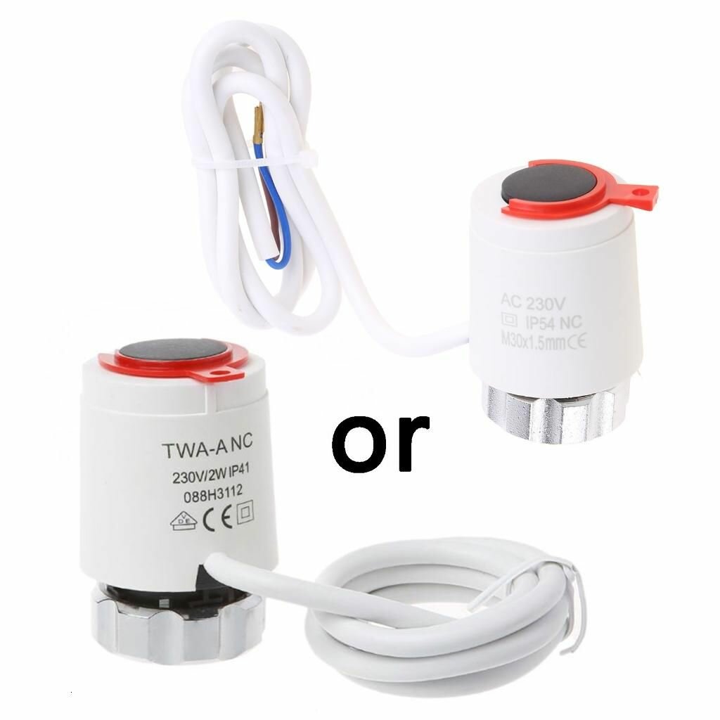 Термоэлектрический клапан для теплого пола, Белый