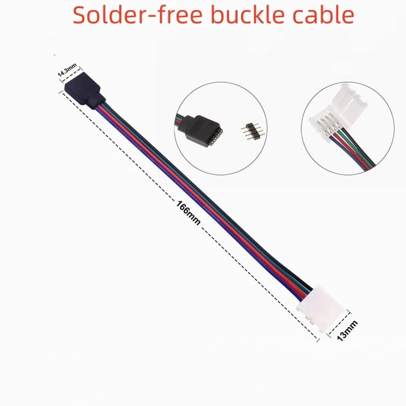 Контроллер для светодиодной ленты RGB 4PIN Male cable