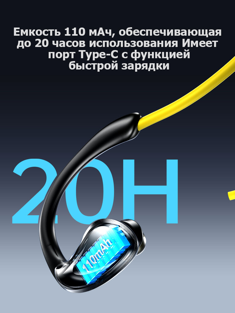 AWEI A880Pro, спортивные наушники, беруши с шумоподавлением Hi-Fi, беспроводные Bluetooth, тип ушного крючка, водонепроницаемость IPX6 и защита от пота