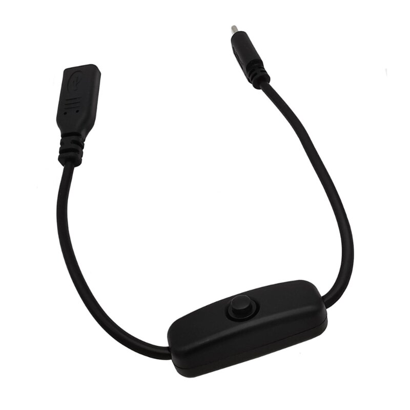 Удлинитель для зарядки Type C Кабель питания USB C-C Автомобильные аксессуары 30 см