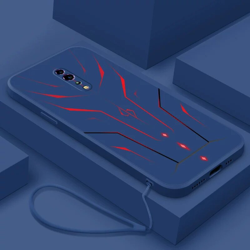 Силиконовый мягкий чехол для OPPO Reno 10x Zoom Series цвета изумрудно-голубой с защитой от ударов