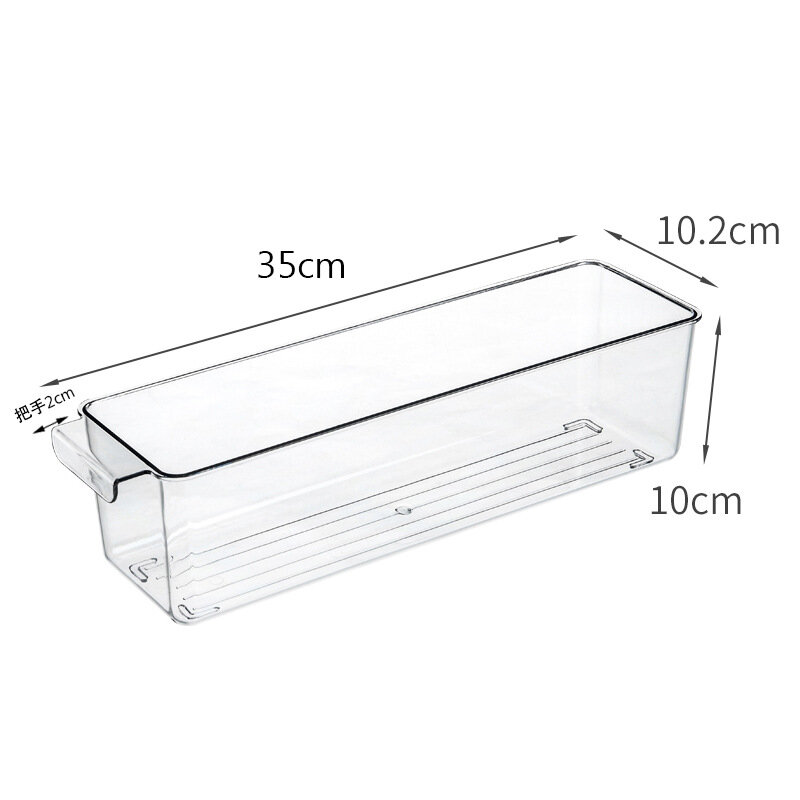 Высокопрозрачный контейнер для хранения продуктов из ПЭТ, специально для холодильника, пищевой, для свежести, органайзер для сортировки фруктов и овощей, пластиковый контейнер для заморозки