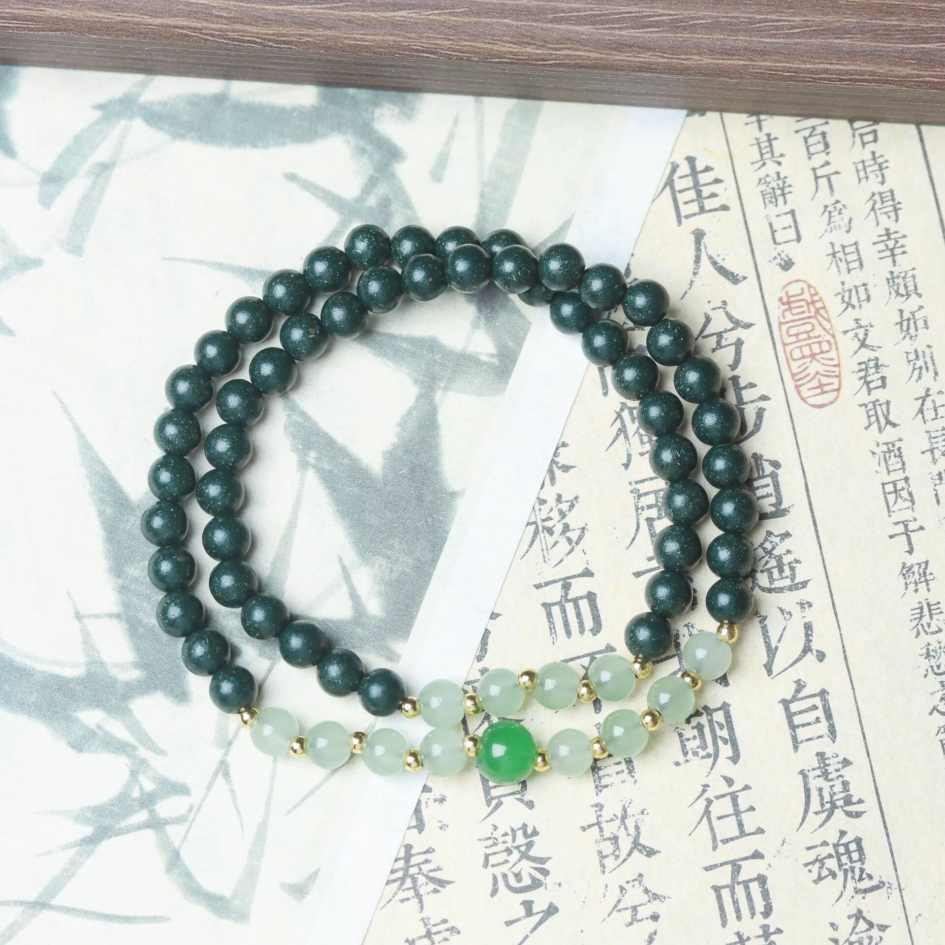 Новый продукт: браслет из бусин Hexiang, ручная работа, возвращение к истокам, аксессуары для женщин, ретро стиль, культурная игра для мужчин, оптовая продажа от фабрики