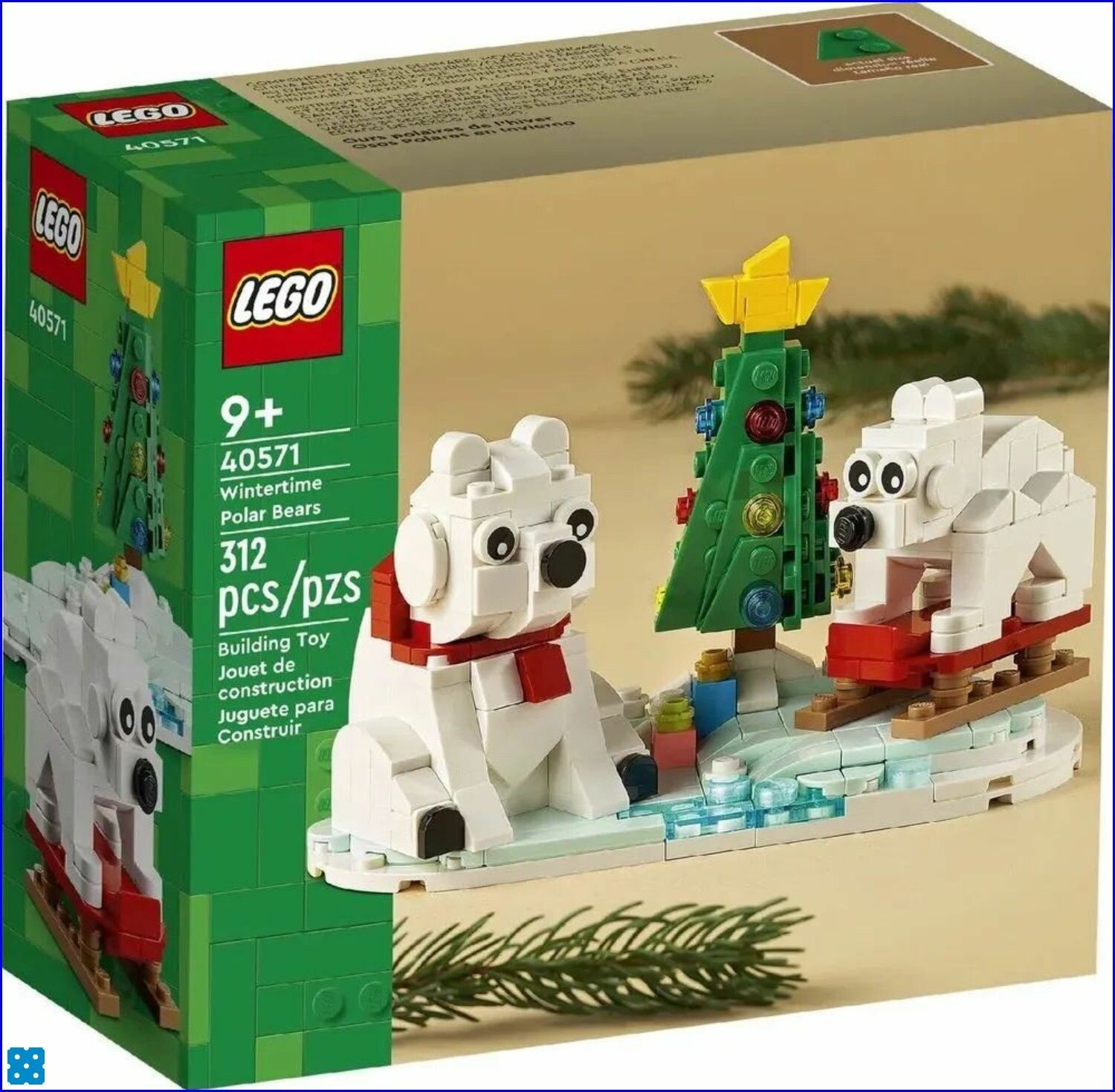 LEGO 40571 - это набор Зимний полярный медведь.