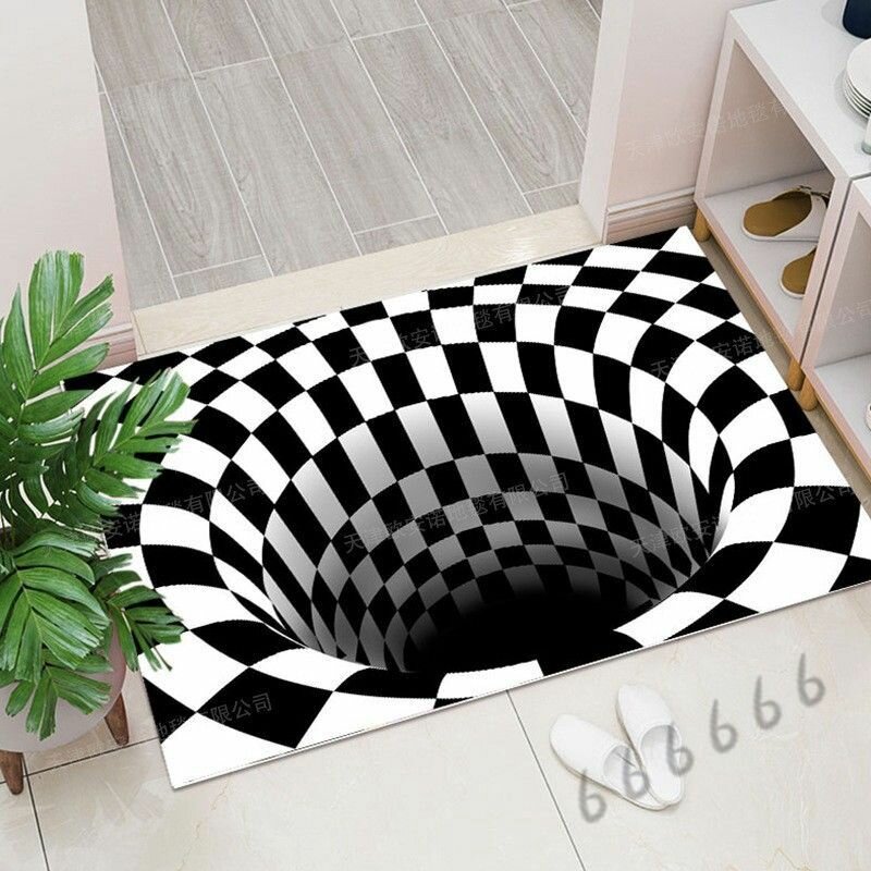 3D ковер / прикроватный коврик / оптическая иллюзия