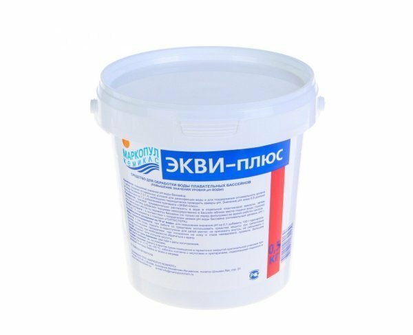 Экви-плюс 0,5кг ведро гранулы д/увелич уровня Ph воды