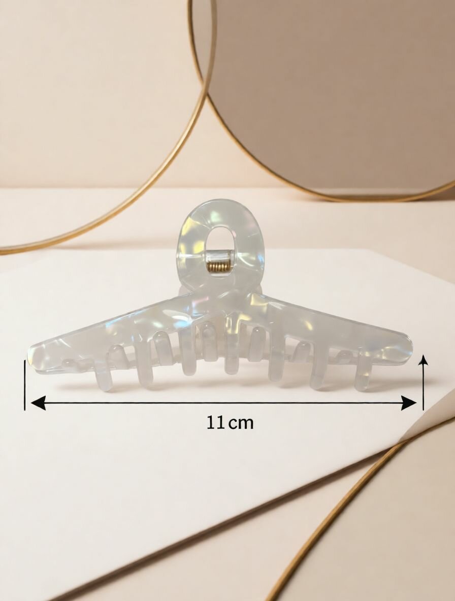 Крабик для волос, заколка-зажим премиум 11 см, для густых и средних волос