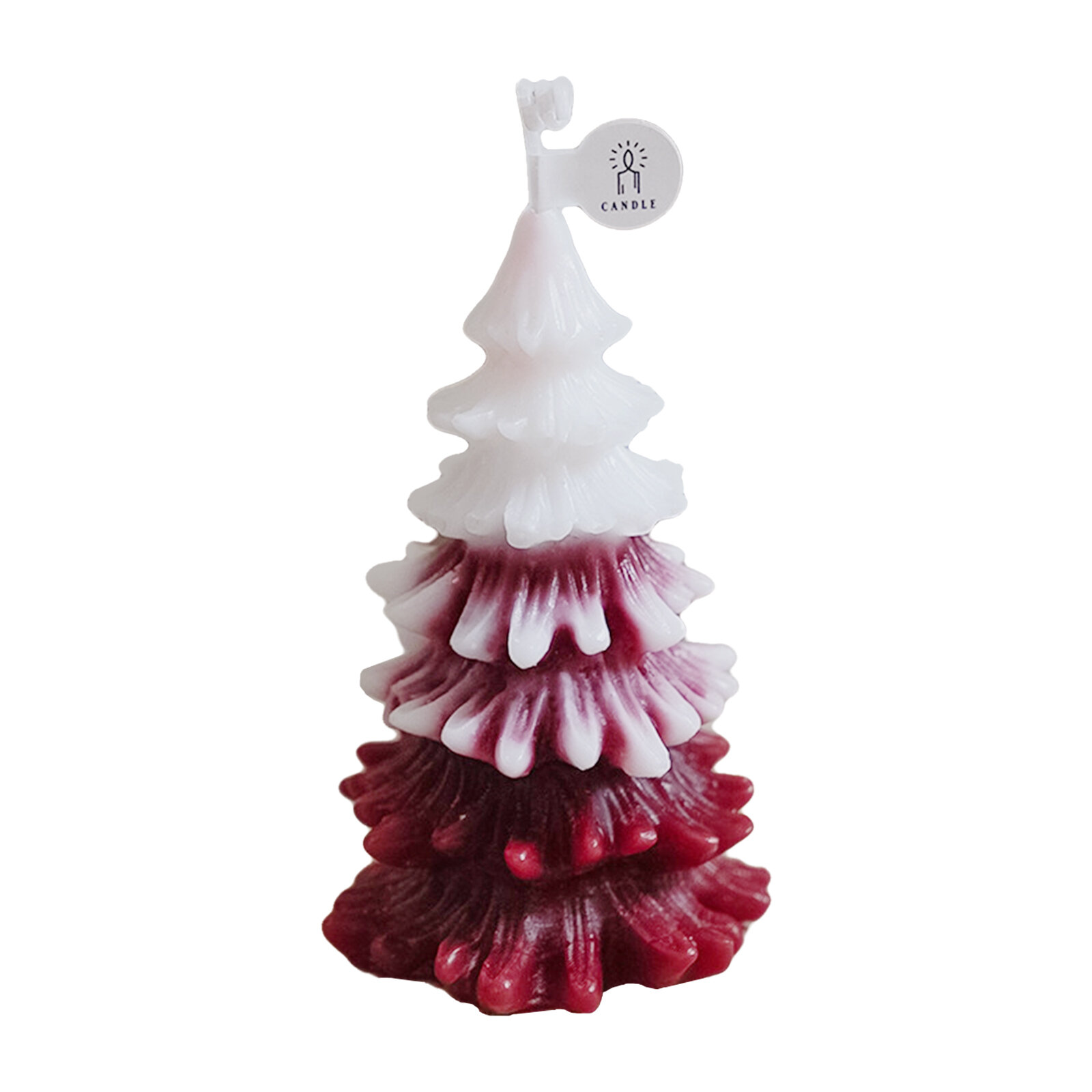 Рождественские свечи в форме елки Ретро свечи в форме башни Бездымные ароматические свечи для рождественских вечеринок, свадеб, спа и декоративных подарков