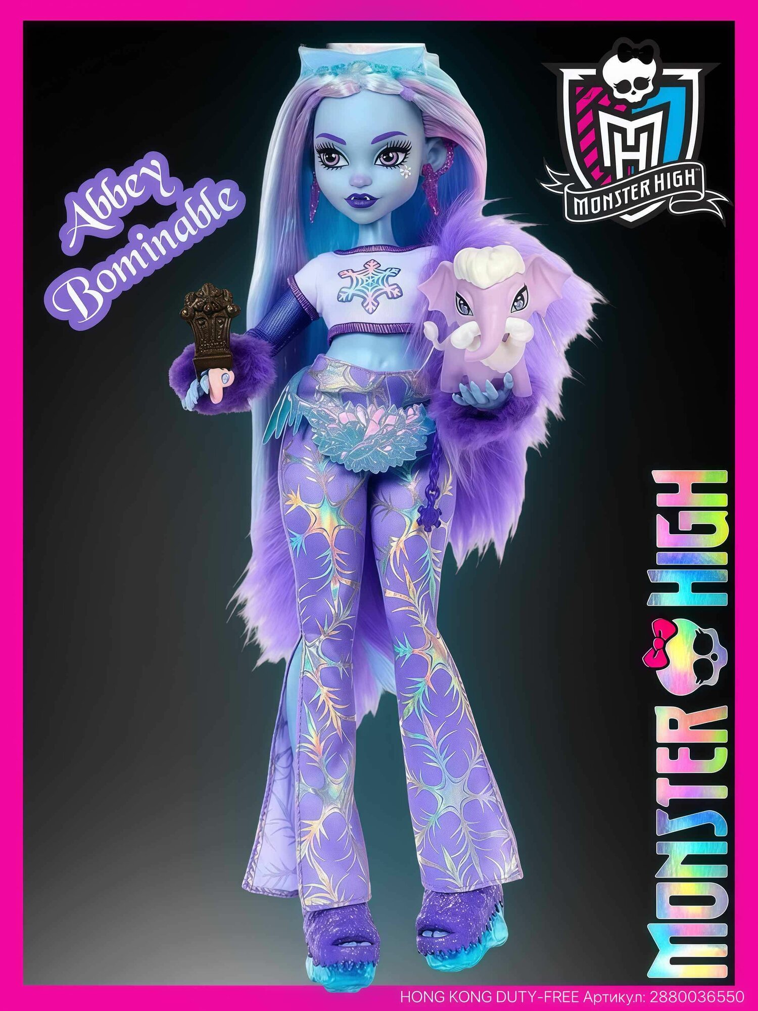 Кукла Monster High Abbey Bominable Монстр Хай Абби Боминабль HNF64