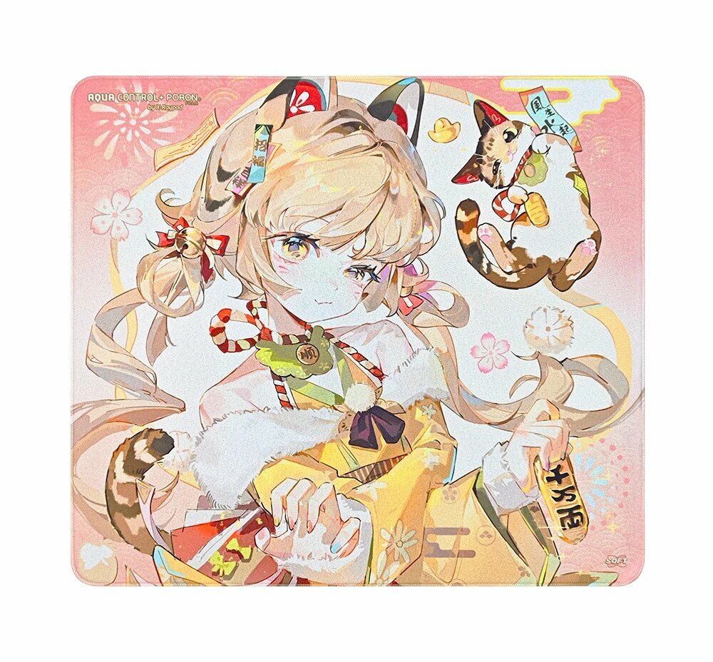 Рентгеновский коврик X-Raypad Aqua Control + PORON, 500x500x4 мм ® Игровые коврики для мыши из пеноматериала – NekoLuck