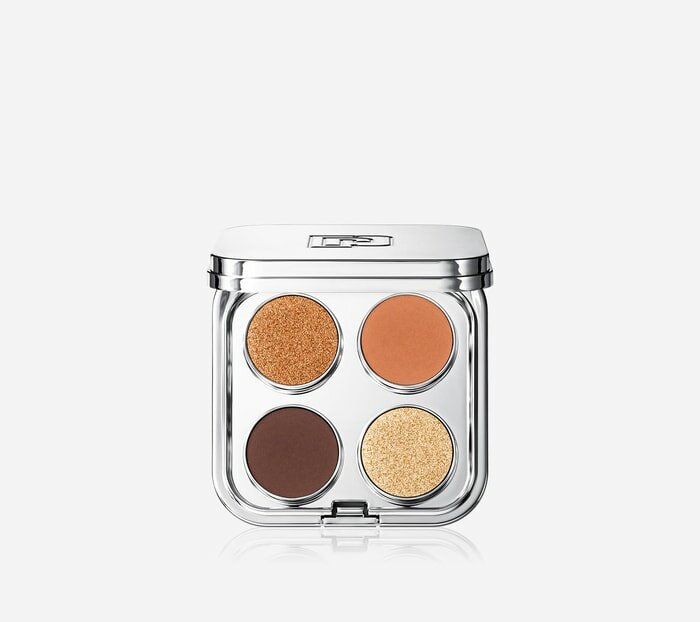 RABANNE Тени для век мини-палетка Multi-finish eyeshadow palette quad 2,3 г - No More Drama
