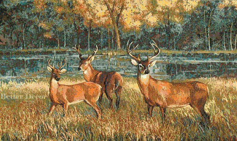 BeLOC Гобелен "на стене олень рядом", 200 х 150 см