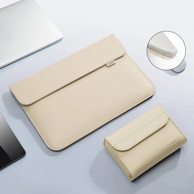 Чехол-сумка для ноутбука Tykson из полиуретана для MacBook Air Pro 16 13, Xiaomi, Huawei, Dell, HP, ASUS 14, 15.4, 15.6 дюймов