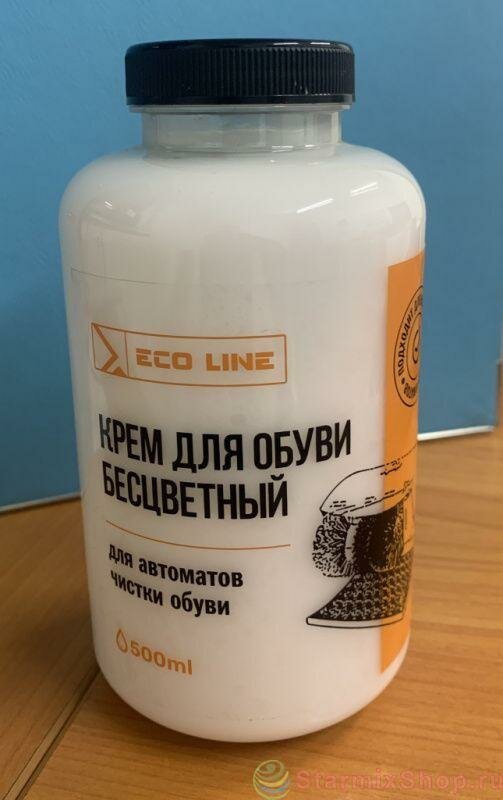 Крем 0.5Л бесцветный для чистки обуви ЭКО лайн