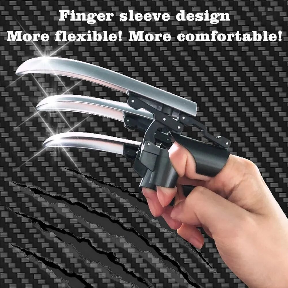 Супергерой Росомаха Многофункциональная механическая эластичная игрушка с когтями волка/механическая игрушка для пальцев