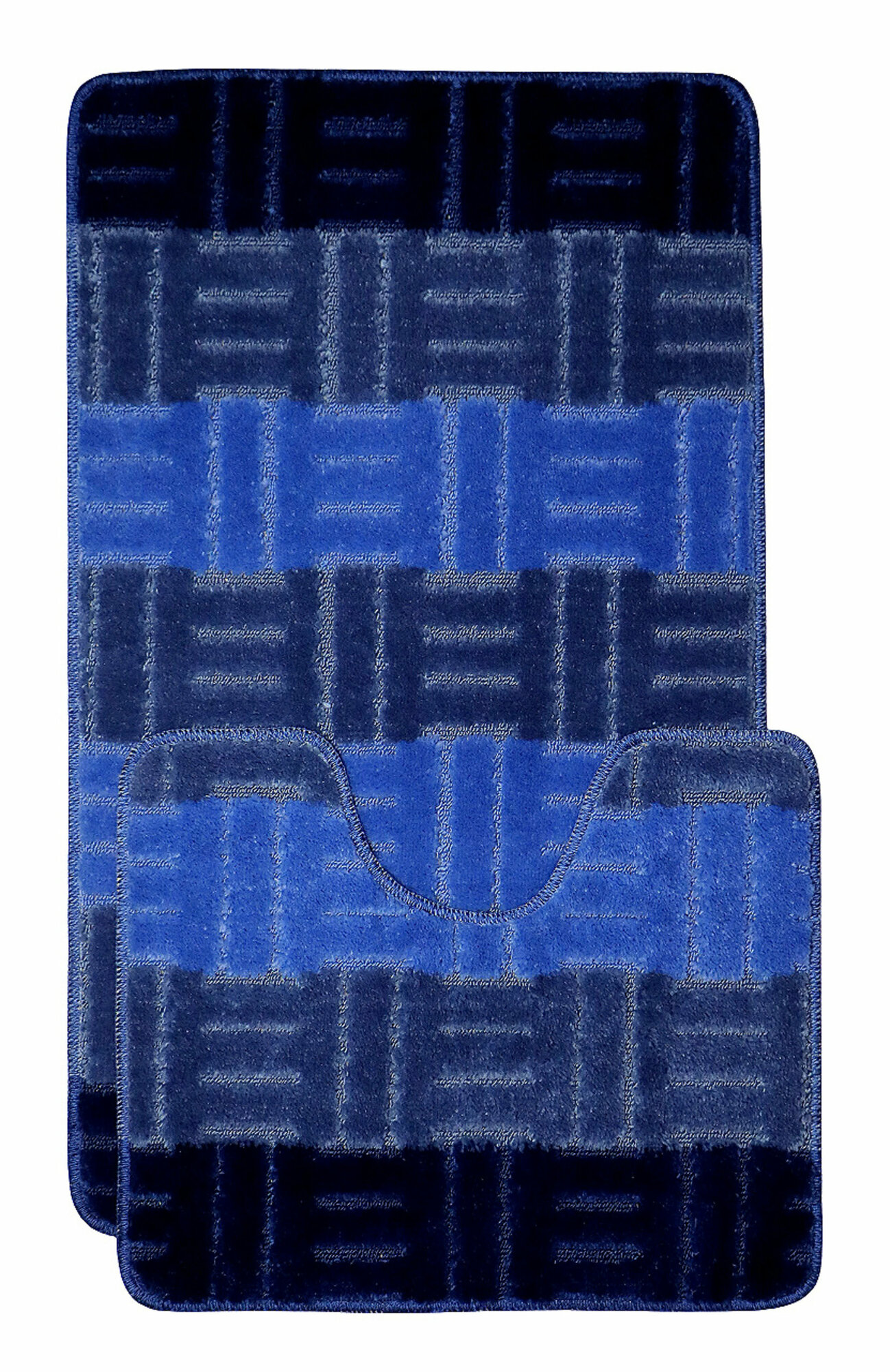 Коврики Vonaldi для ванной 60/100см и для туалета 50см/60см многоцветный