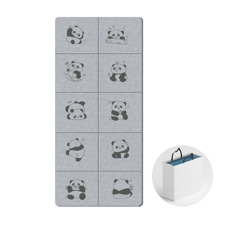 Оптовая продажа портативного TPE нескользящего складного коврика для сна, звукоизоляционного коврика, коврика для упражнений, фабричного скакалки, йога-коврика без запаха