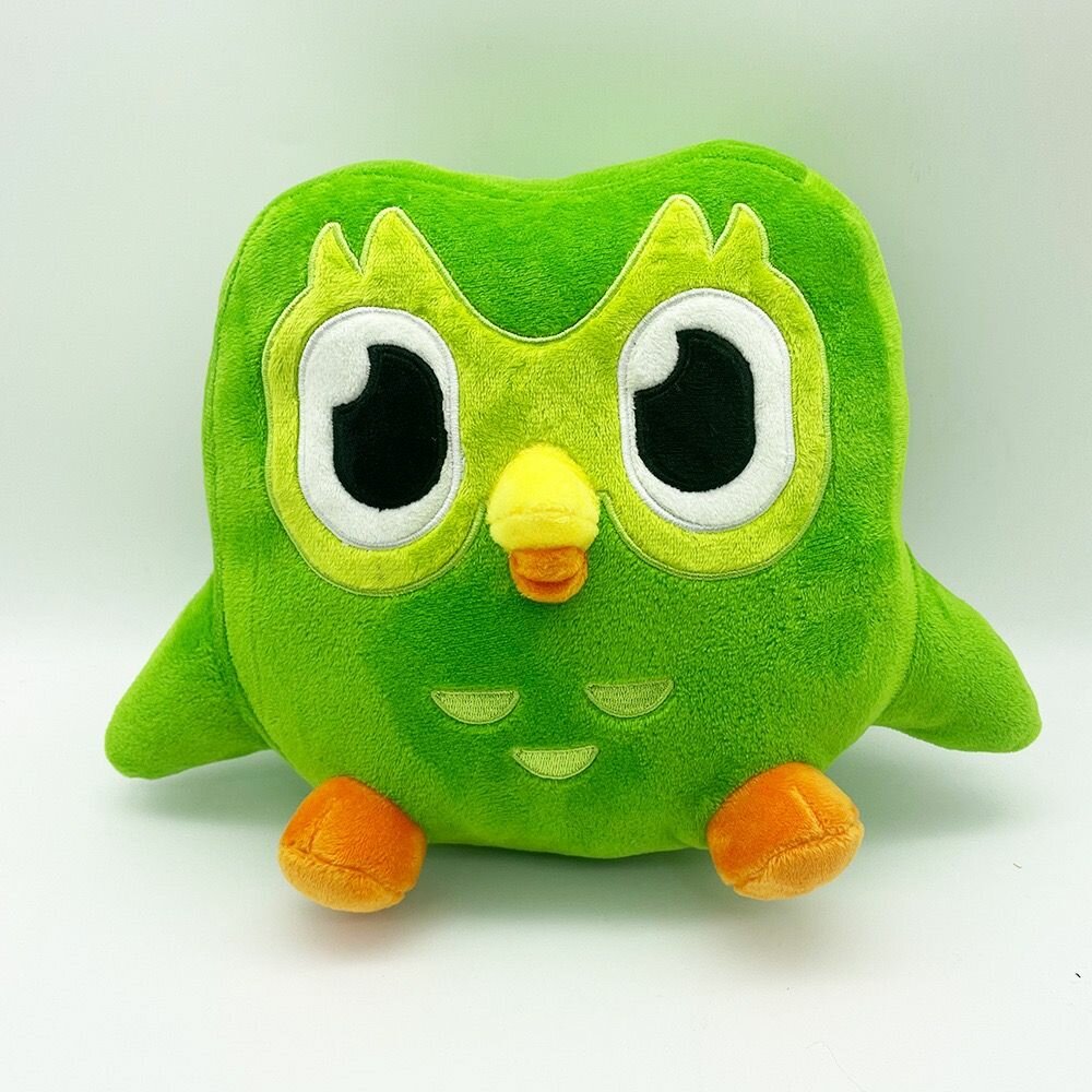 Плюшевая фигурка Duolingo Green Owl 20X30cm