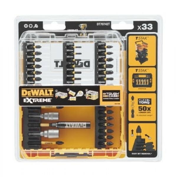Набор бит и насадок DeWalt FLEXTORQ DT70742T