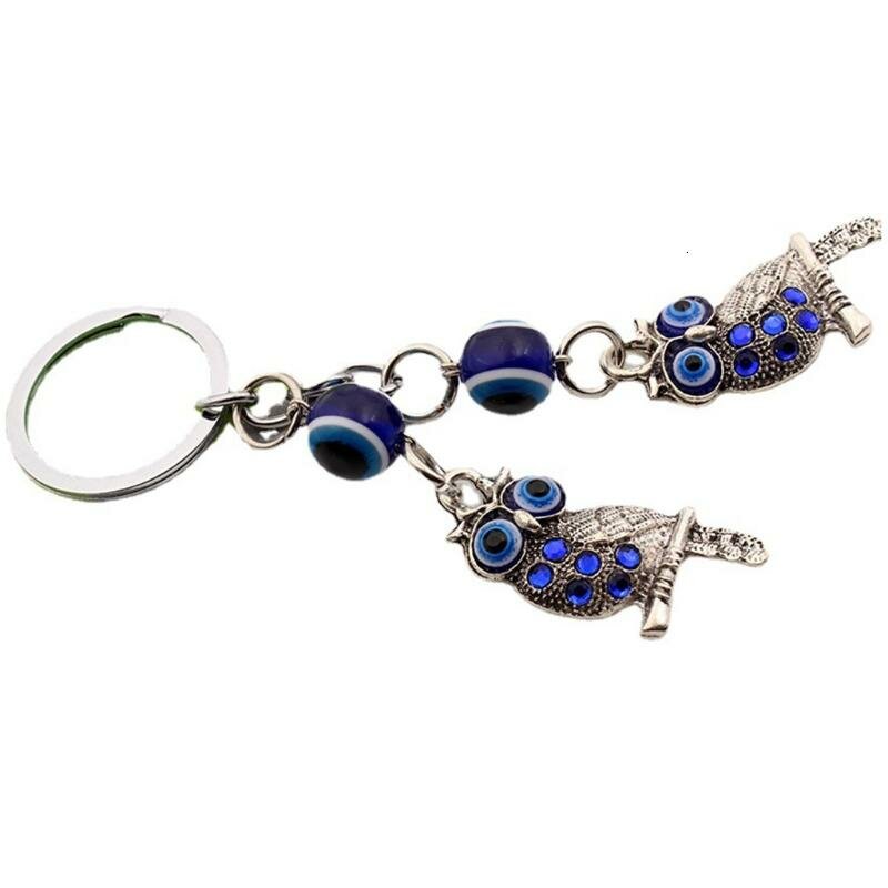 Турецкий амулет "Голубой глаз" - подвеска с совой