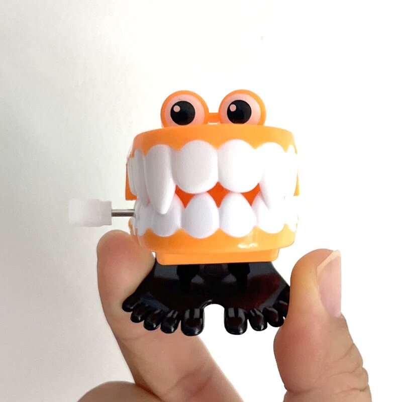 Улыбка за улыбкой, счастливый каждый день, мини-забавные большие зубы, заводные игрушки, декоративные игрушки