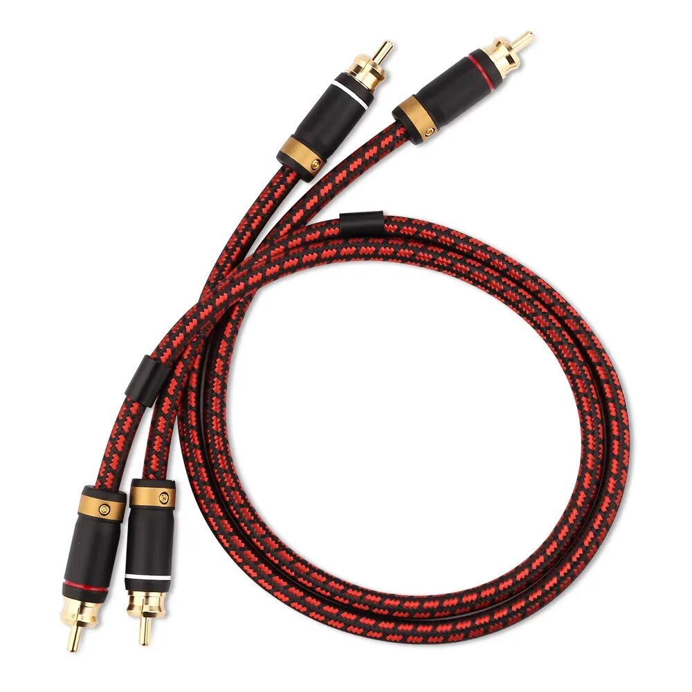 Аудиокабель RCA-RCA KGUSS 1M, красный