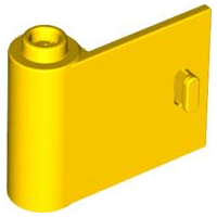 Door 1 x 3 x 2 Left - Open Between Top and Bottom Hinge, 92262 Yellow U