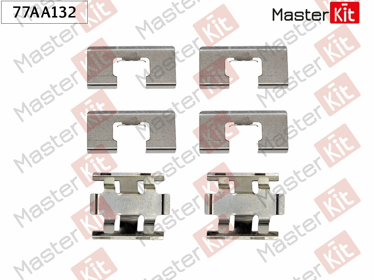 Комплект установочный тормозных колодок Honda Civic, VIEJEK 95-01 MasterKit 77AA132