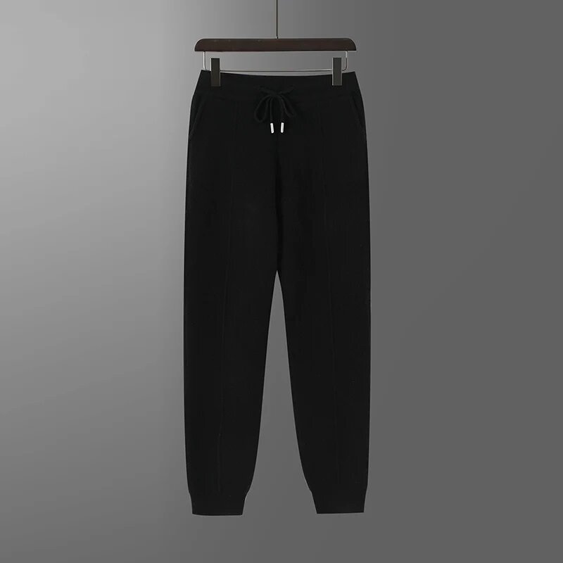 Мужские брюки DjzDsm из мериносовой шерсти Черный, XL, black