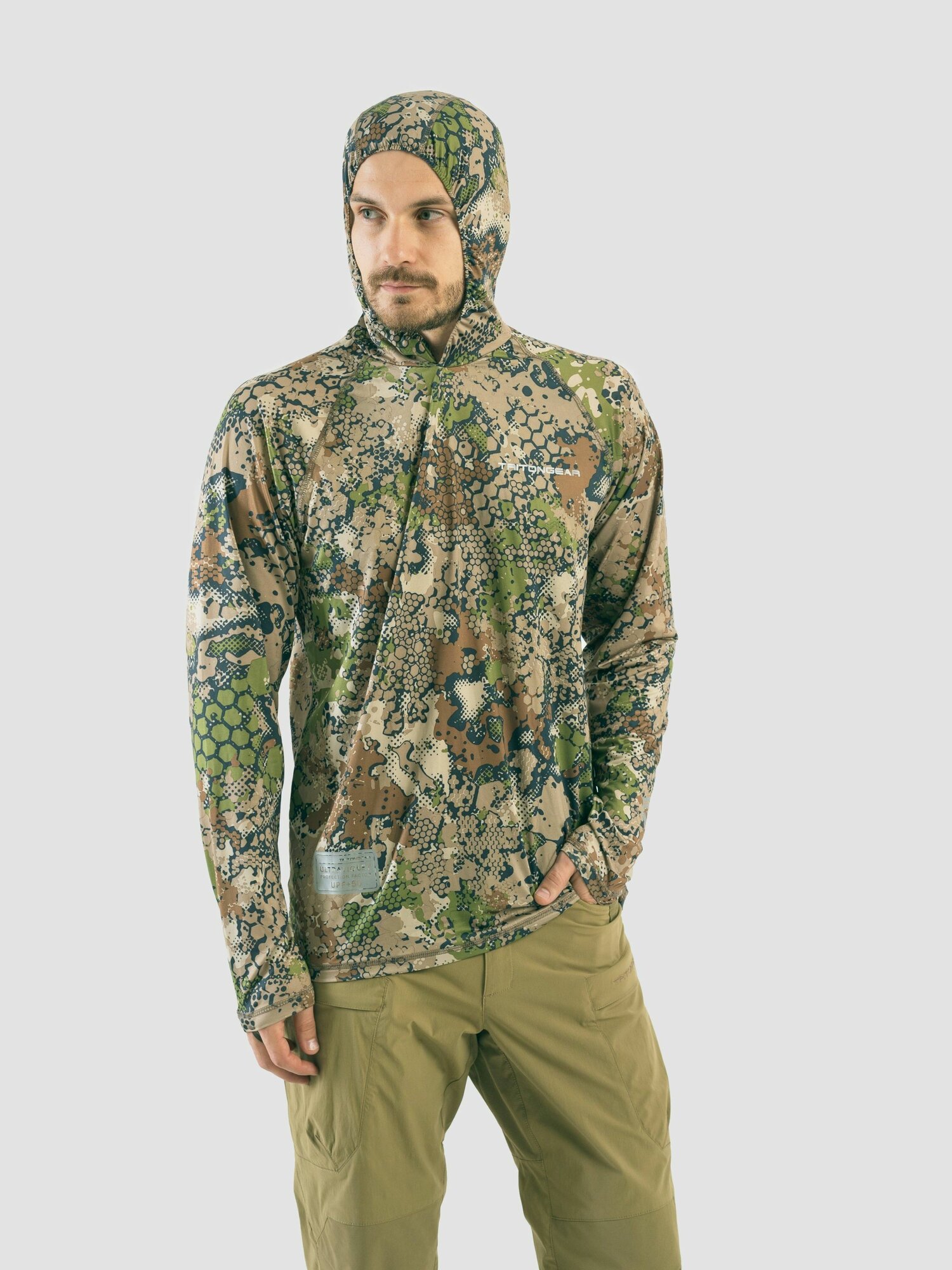 Джерси рыболовное TRITIONGEAR / материал InterLock, цвет ForestGreen, размер 56-58