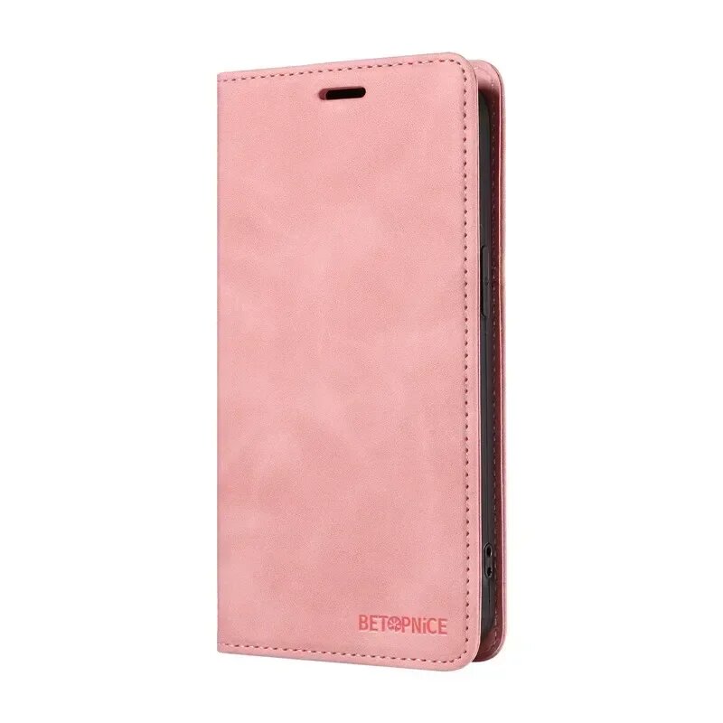 Розовый чехол-книжка для Redmi Note 15 Pro 5G