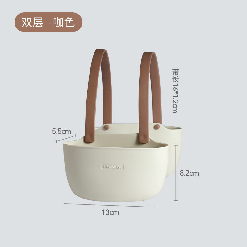 Корзина для слива раковины, подвесная сумка, губка для мытья посуды, стойка для хранения крана, кухонные принадлежности, подвесная корзина без сверления