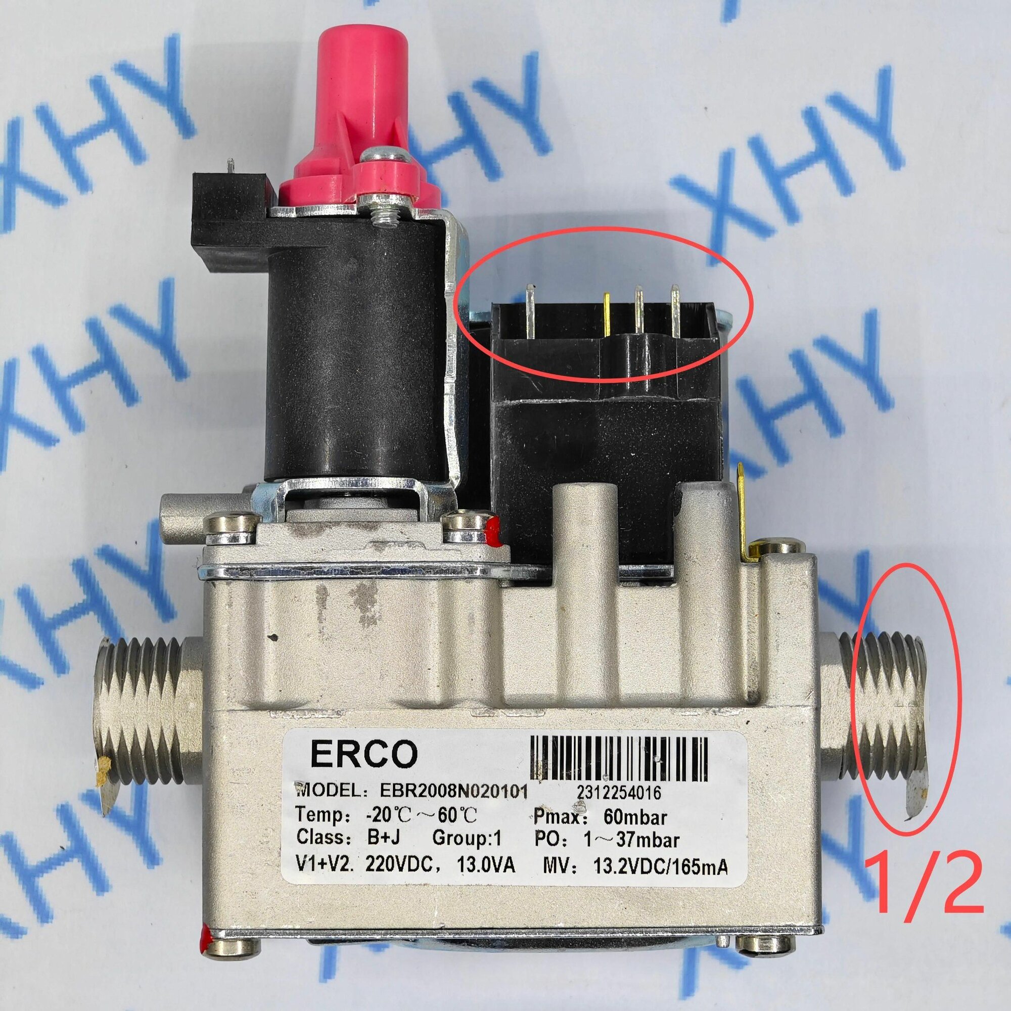 Газовый клапан для котлов Ferroli (аналоговая деталь) ERCO