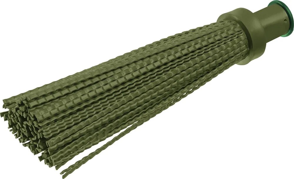 Пластиковая метла СИБИН, 330х100 мм, полипропилен, коническая резьба, круглая